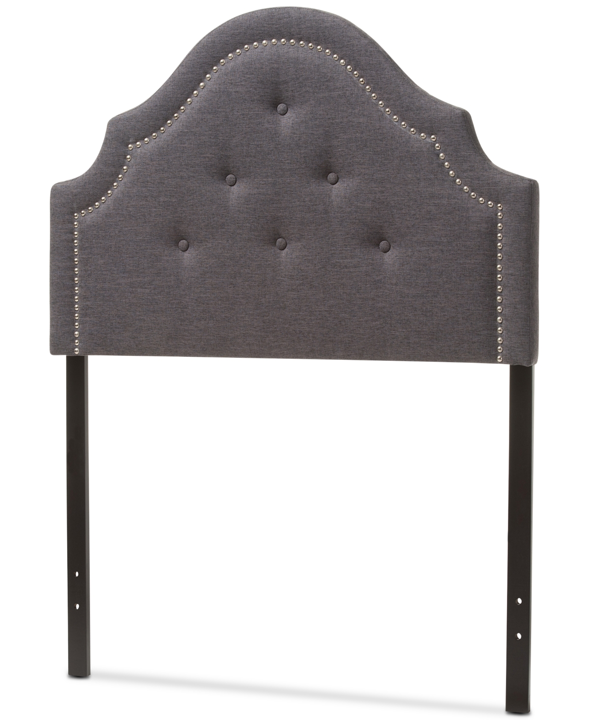 Click here for Cora Twin Headboard - Dark Grey prices