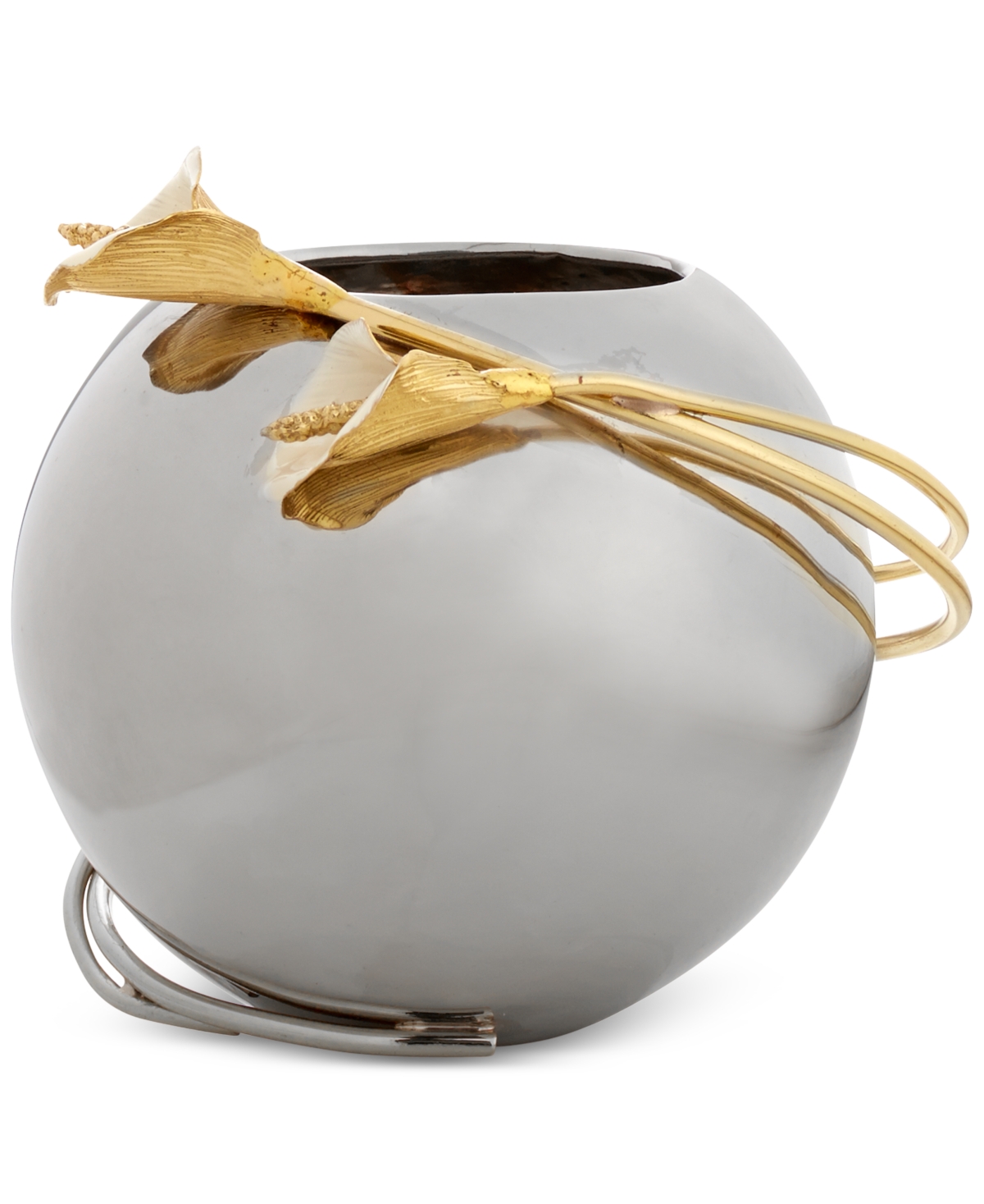 Click here for Michael Aram Calla Lily Rose Bowl Vase - Silver prices