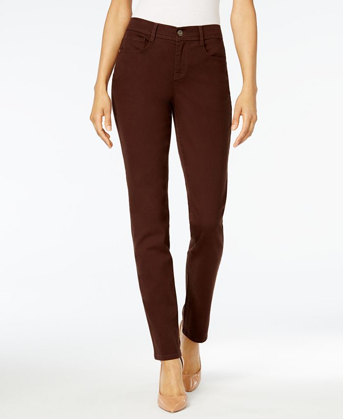 Style And Co Tummy Control Slim Leg Jeans Created For Macys Macys