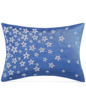 Charisma Alfresco Floral Embroidered 16" x 28" Decorative Pillow - Macy's