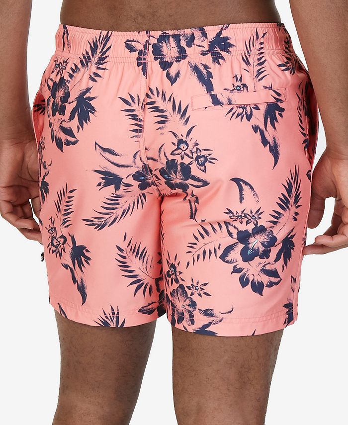 Nautica Men's Quick-Dry Floral Swim Trunks - Macy's