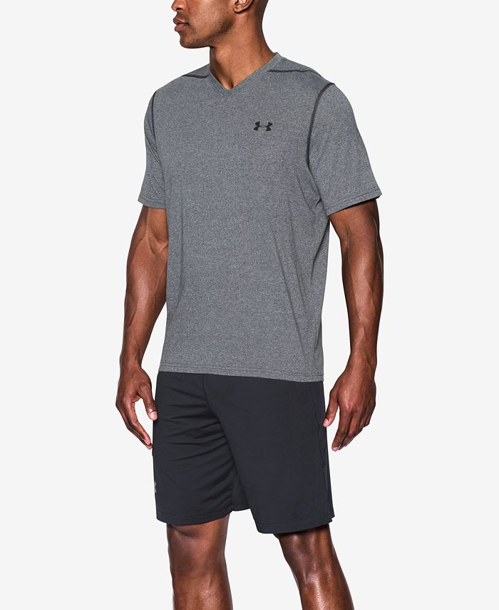 Under Armour Men's V-Neck Threadborne Ultra-Soft T-Shirt - Macy's