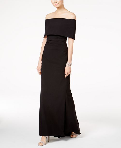 Vince Camuto Ruched Off The Shoulder Gown And Reviews Dresses Women