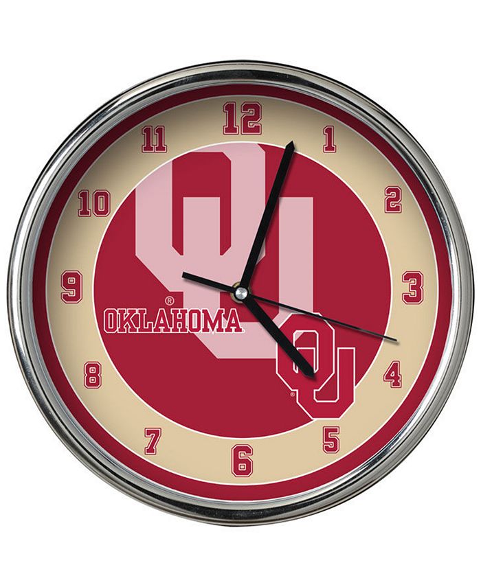 Memory Company Oklahoma Sooners Chrome Clock II - Macy's
