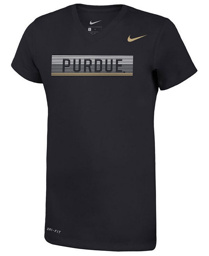 Nike Girls' Purdue Boilermakers Legend V-Neck Mascot T-Shirt - Macy's