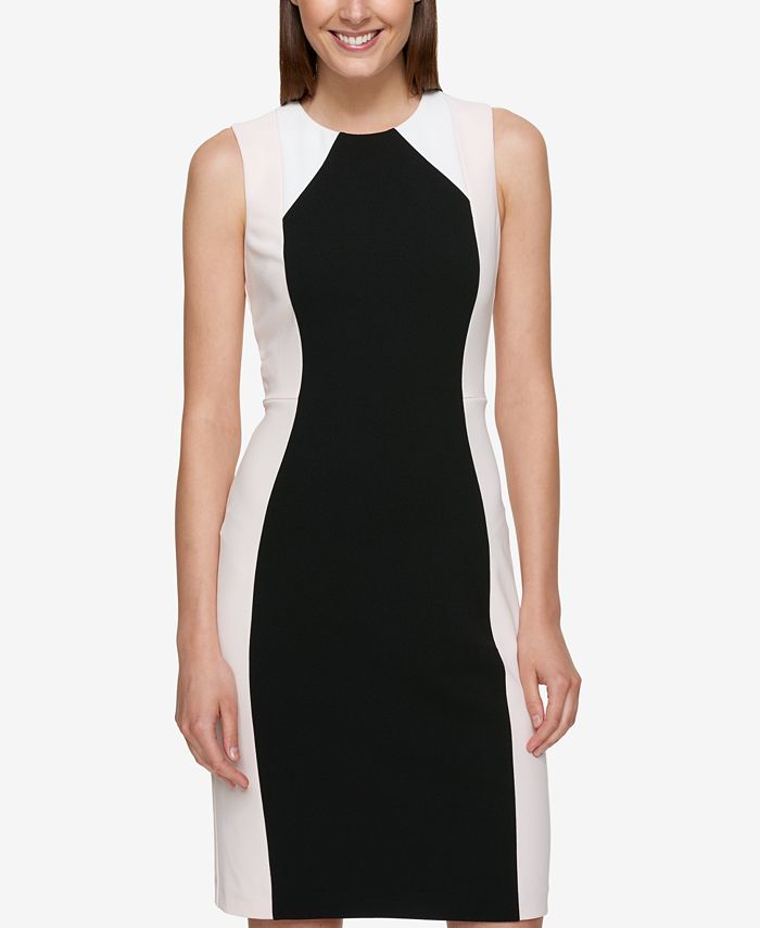 Tommy Hilfiger Colorblocked Sheath Dress - Macy's