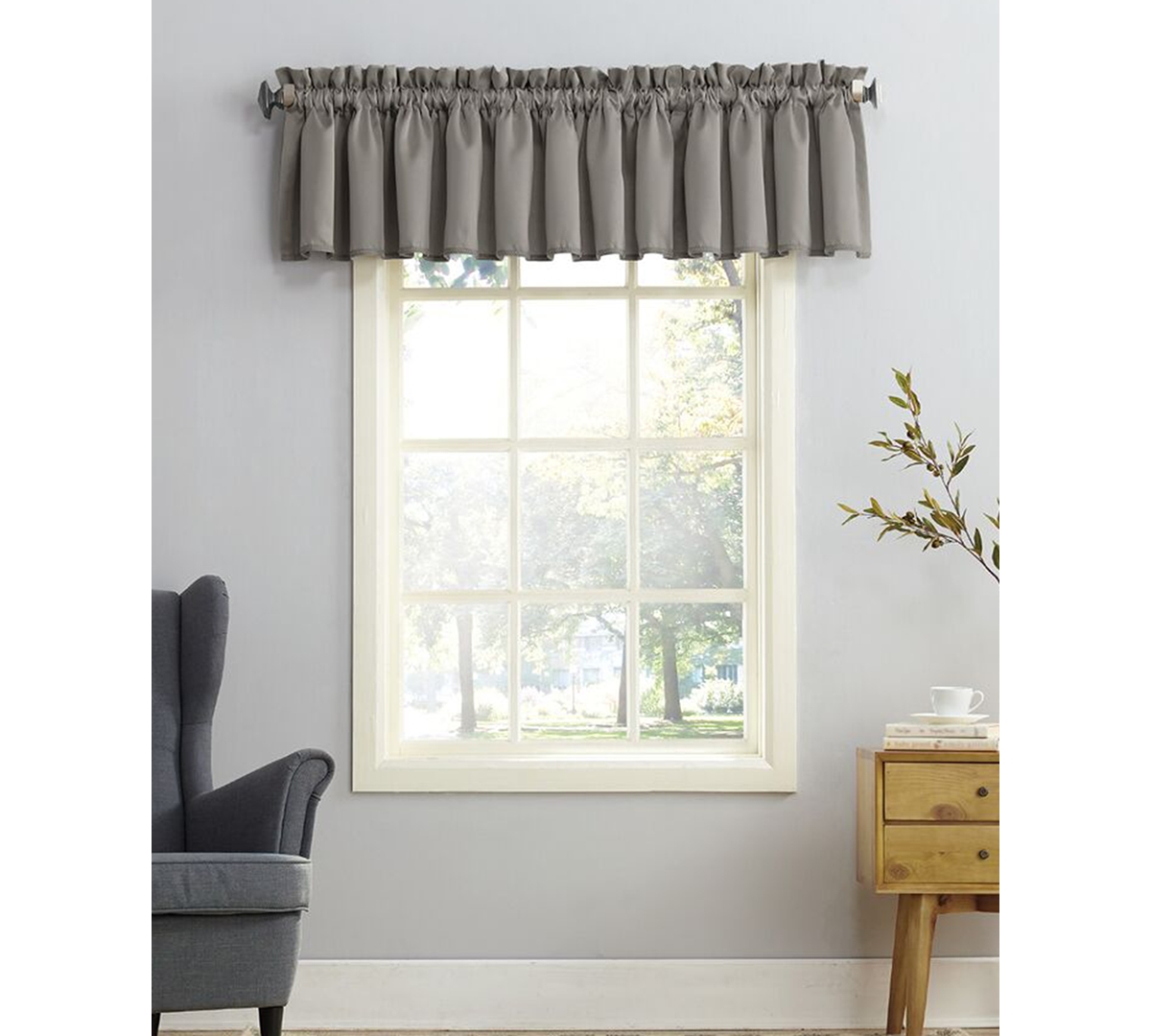 Click here for Grant Room Darkening Rod Pocket Curtain Valance -... prices