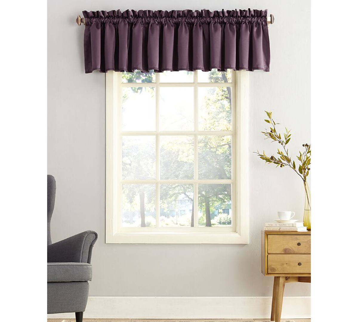Click here for Grant Room Darkening Rod Pocket Curtain Valance -... prices