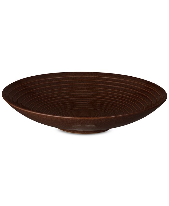 Denby Studio Craft Walnut Medium Ridged Bowl - Macy's