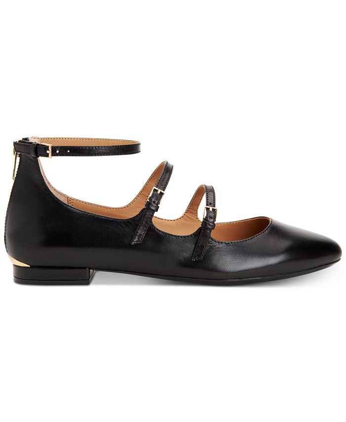 Calvin Klein Women's Gavinia Strappy Flats - Macy's