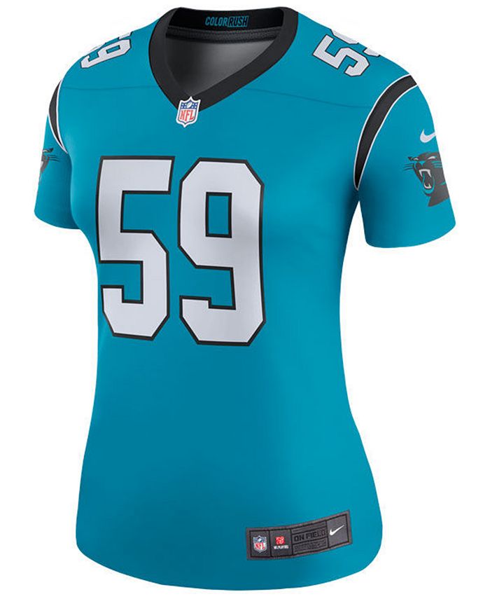 Nike Women's Luke Kuechly Carolina Panthers Color Rush Legend Jersey ...