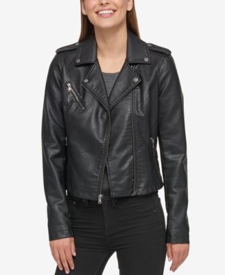 Click here for Levis Womens Classic Faux Leather Asymmetrical Mot... prices
