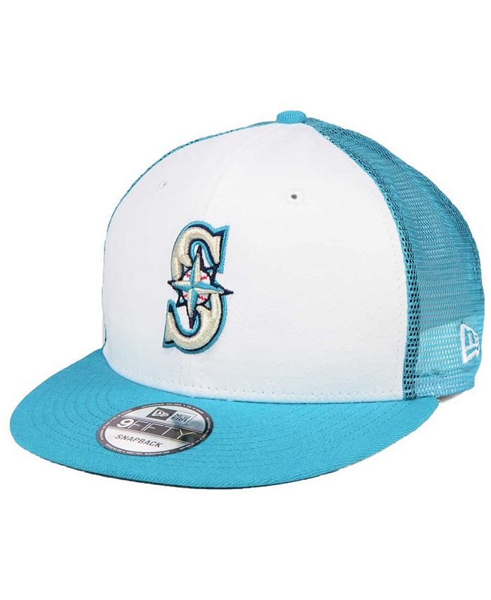 New Era Seattle Mariners Old School Mesh 9FIFTY Snapback Cap - Macy's