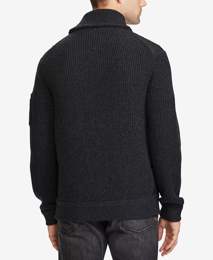 Polo Ralph Lauren Men's Paneled Full-Zip Jacket - Macy's