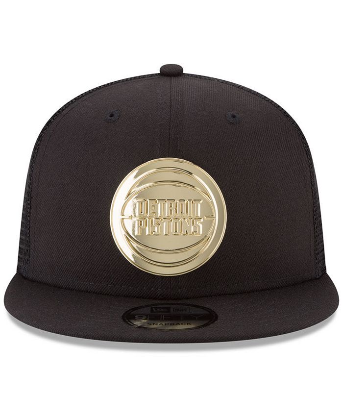 New Era Detroit Pistons Metal Mesh 9FIFTY Snapback Cap - Macy's