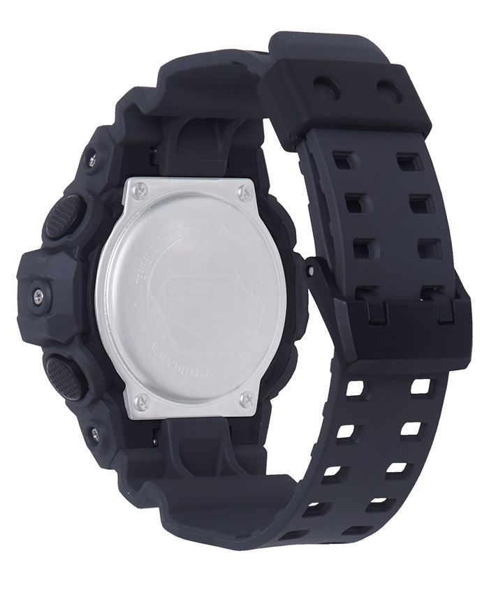 G-Shock Men's Analog-Digital Dark Grey Resin Strap Watch 53mm - Macy's