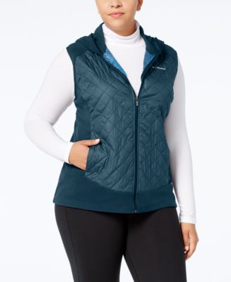Columbia Plus Size Warmer Days Hooded Fleece Vest - Macy's
