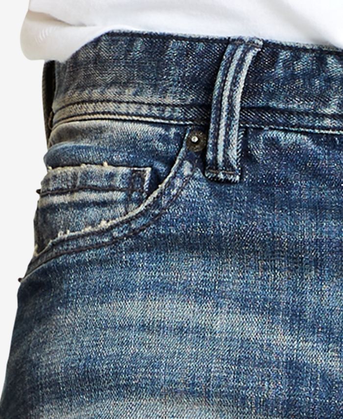 WILLIAM RAST Men's Slim Straight Fit Ripped Stretch Jeans - Macy's