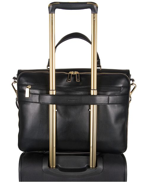 Kenneth Cole Reaction Bag-Two-Differ Faux-Leather Double Compartment ...