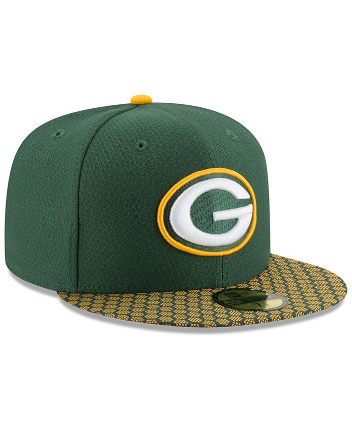 New Era Green Bay Packers Sideline 59FIFTY Cap - Macy's