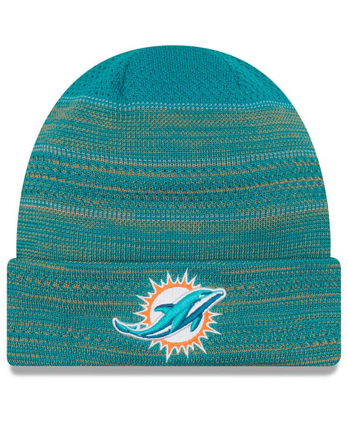 New Era Miami Dolphins Touchdown Cuff Knit Hat - Macy's