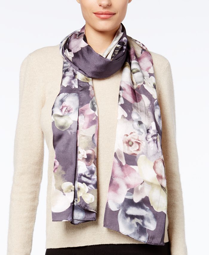Echo Floral Fling Scarf, Created for Macy's - Macy's