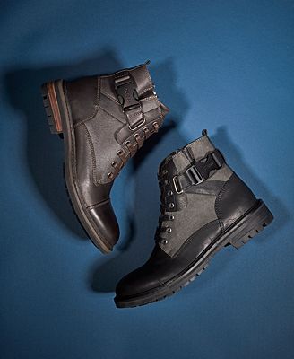Guess Men’s Rand Utility Cap Toe Boot - All Men's Shoes - Men - Macy's