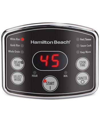 Hamilton Beach Digital Simplicity Rice Cooker & Steamer - Macy's