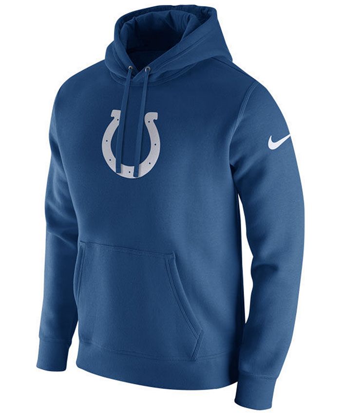 Nike Men's Indianapolis Colts Pullover Fleece Club Hoodie - Macy's