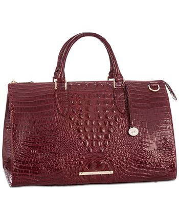 Brahmin Anywhere Weekender Embossed Leather - Macy's
