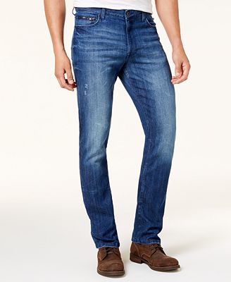 Kenneth Cole Reaction Men's Indigo Stretch-Denim Jeans - Jeans - Men ...