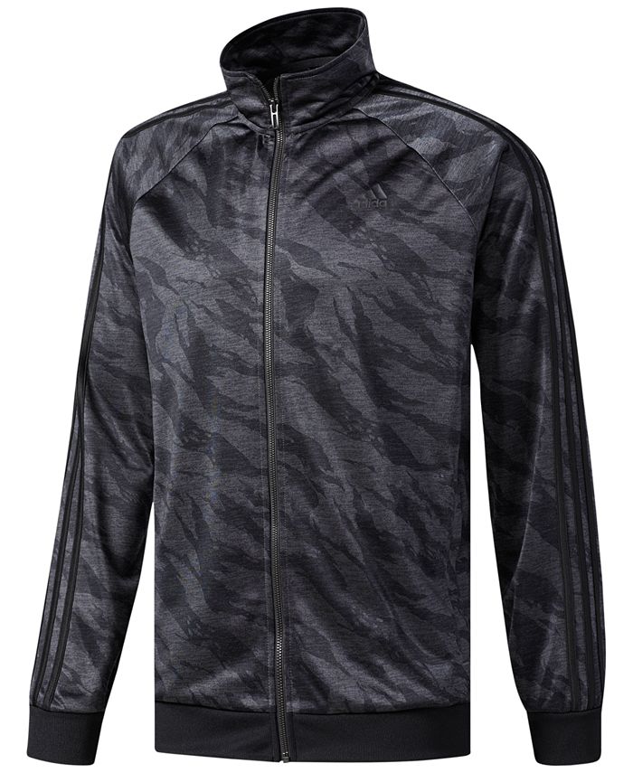 adidas Men's Printed Essentials Jacket - Macy's