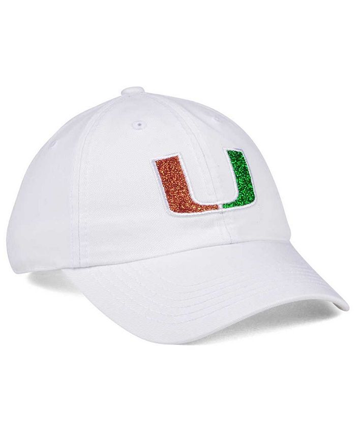Top of the World Women's Miami Hurricanes White Glimmer Cap - Macy's