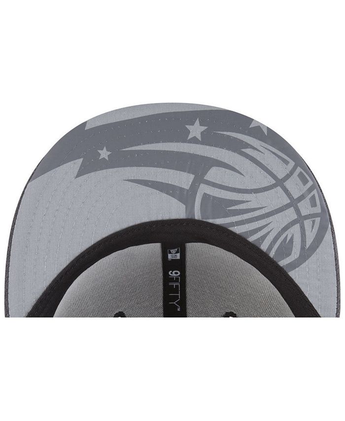 New Era Orlando Magic On-Court Graphite Collection 9FIFTY Snapback Cap ...