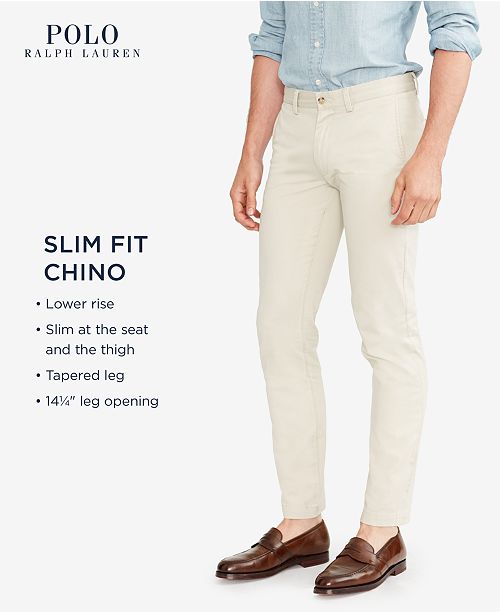 Polo Ralph Lauren Men's Slim-Fit Chino Pants - Pants - Men - Macy's