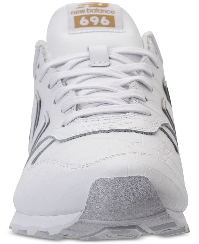New Balance Women's 696 Leather Casual Sneakers from Finish Line - Macy's