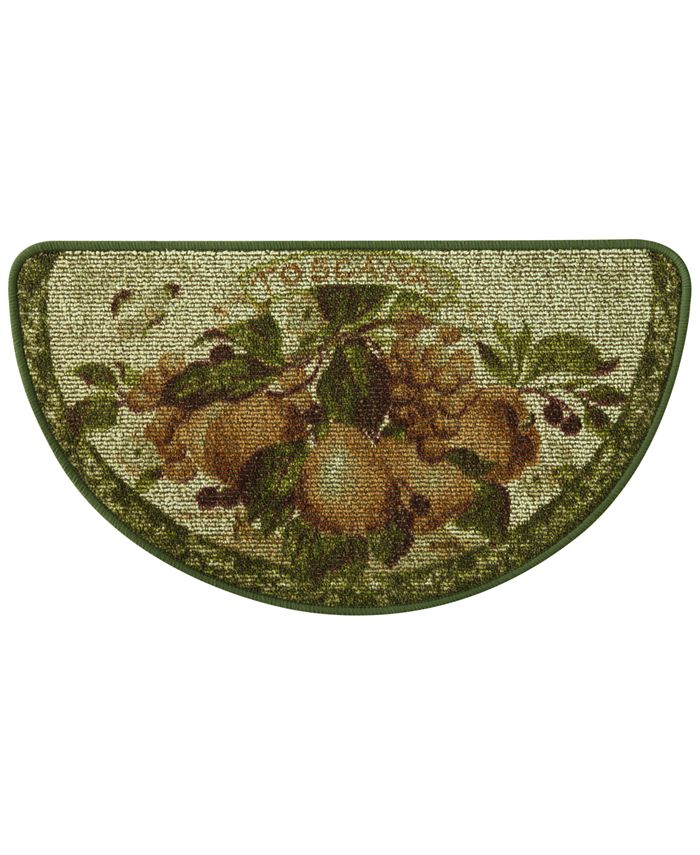 Bacova Toscana Berber 18.0" x 31.5" Slice Kitchen Rug - Macy's