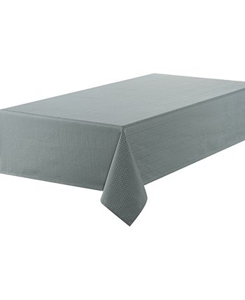Waterford Essentials Cordelia Steel Blue 60" x 104" Tablecloth - Macy's