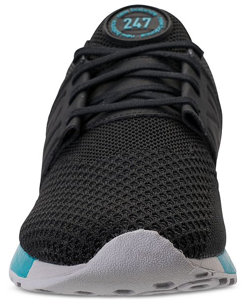New Balance Men's 247 Knit Casual Sneakers from Finish Line - Finish ...