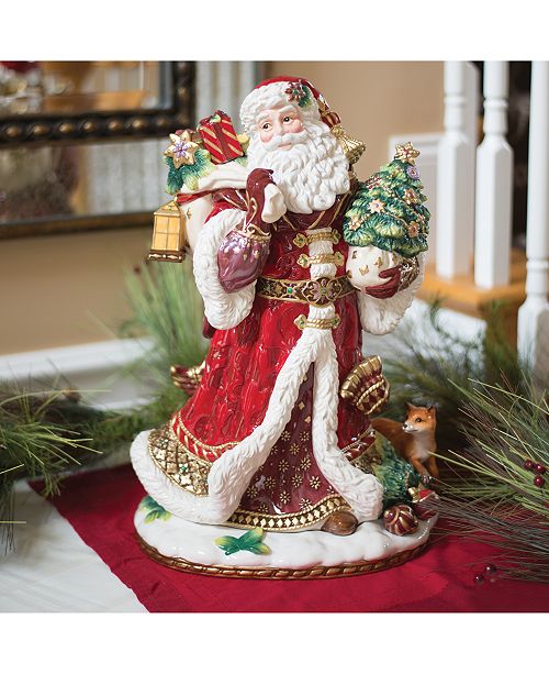 Fitz and Floyd Renaissance Holiday Santa Figurine & Reviews - All ...