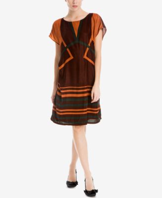 Max Studio London Printed Velvet Dress - Macy's