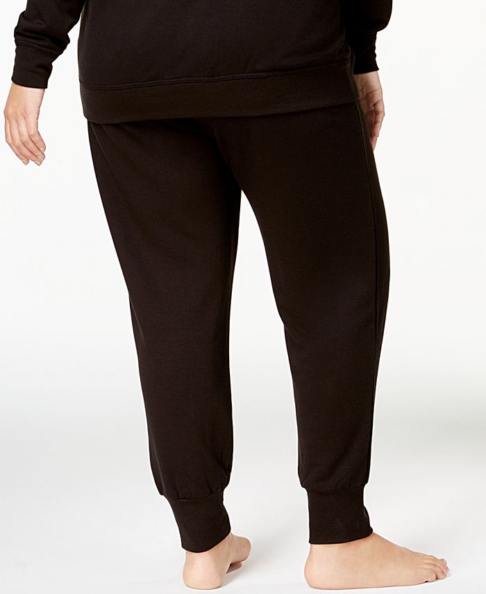 Alfani Plus Size Ribbed-Cuff Pajama Pants, Created for Macy's - Macy's