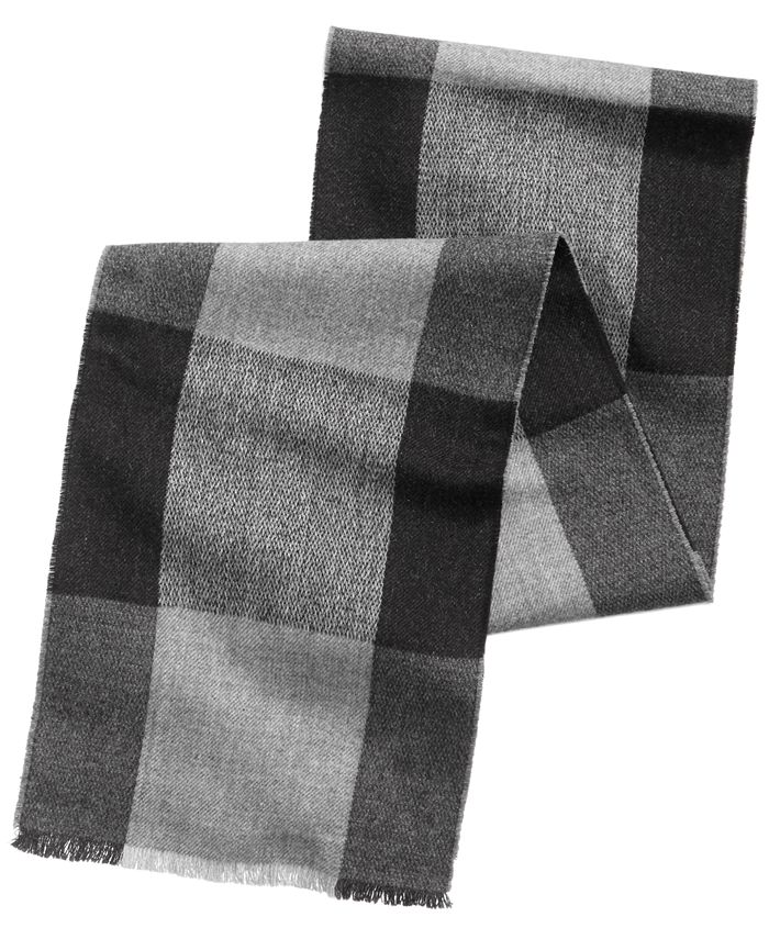 Tommy Hilfiger Men's Oversized Checkered Scarf - Macy's