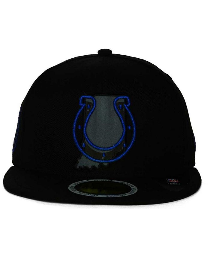 New Era Indianapolis Colts State Flective Metallic 59FIFTY Fitted Cap ...