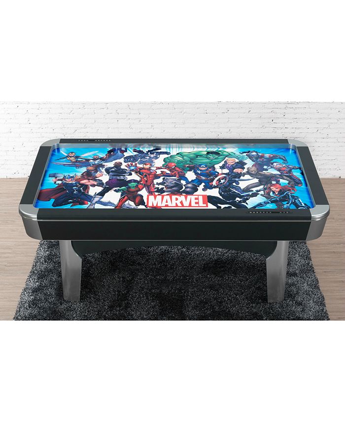 American Heritage Billiards Marvel Universe Air Hockey Table, Quick ...