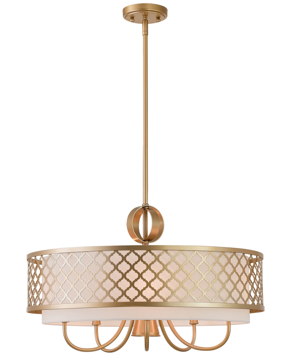 Click here for Livex Arabesque 5-Light Pendant - Soft Gold prices