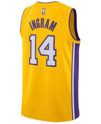 Nike Men's Brandon Ingram Los Angeles Lakers Icon Swingman Jersey - Macy's