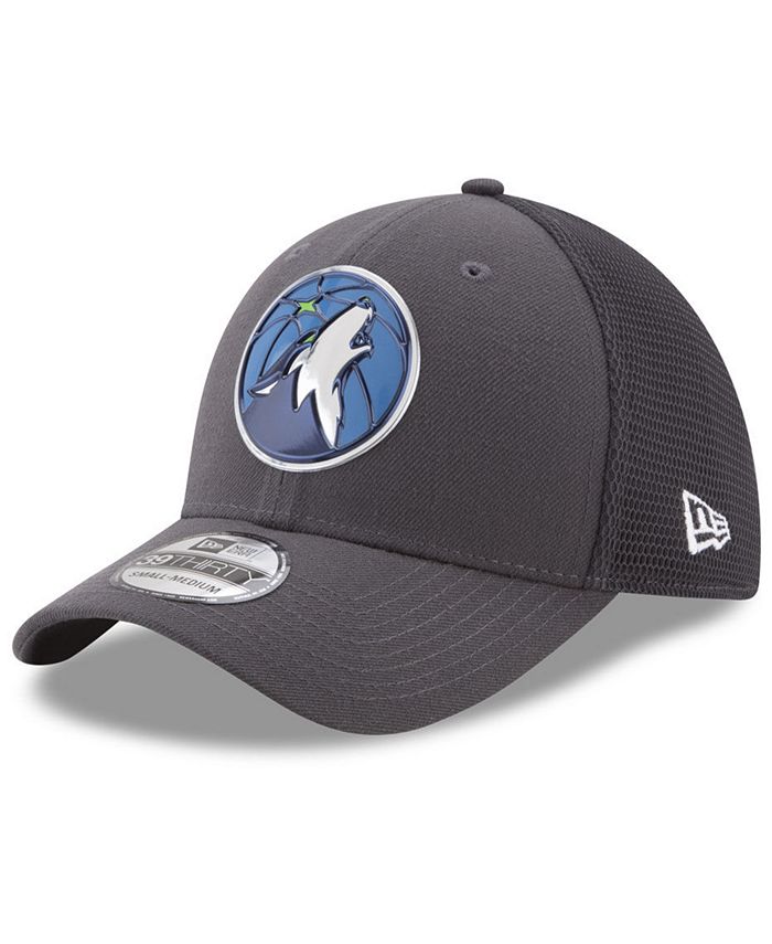 New Era Minnesota Timberwolves On Court Graph 39THIRTY Cap - Macy's