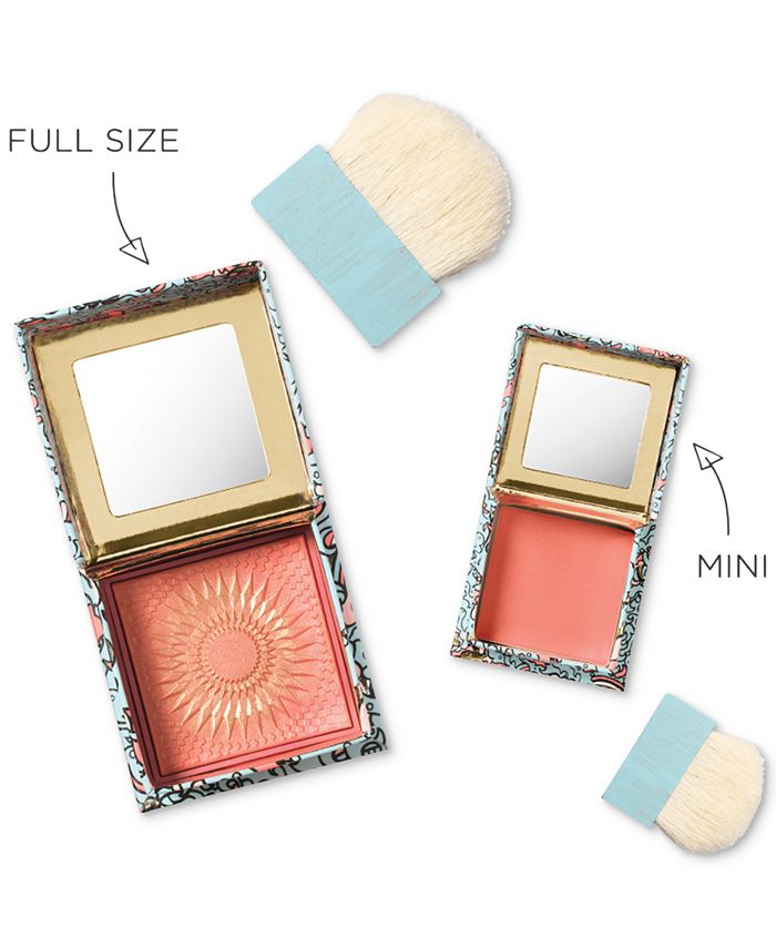 Benefit Cosmetics GALifornia Box O' Powder Sunny Golden Pink Blush Mini ...