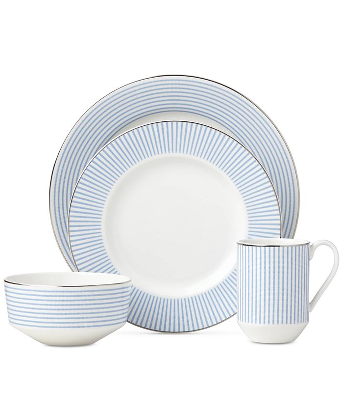 kate spade new york Laurel Street Collection 4-Piece Place Setting - Macy's